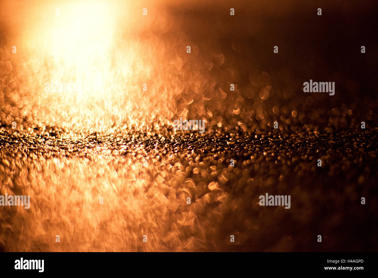 Tarmac in street light Stock Photo - Alamy