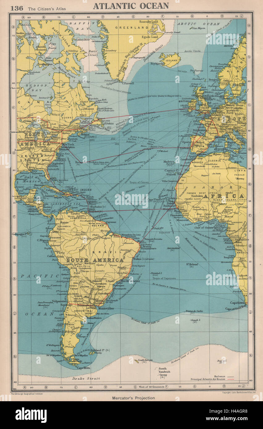 Europe main air routes map hi-res stock photography and images - Alamy
