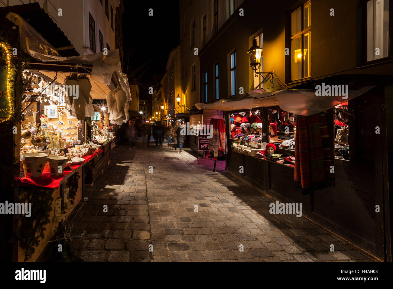Christmas market at spittelberg vienna hi-res stock photography and ...