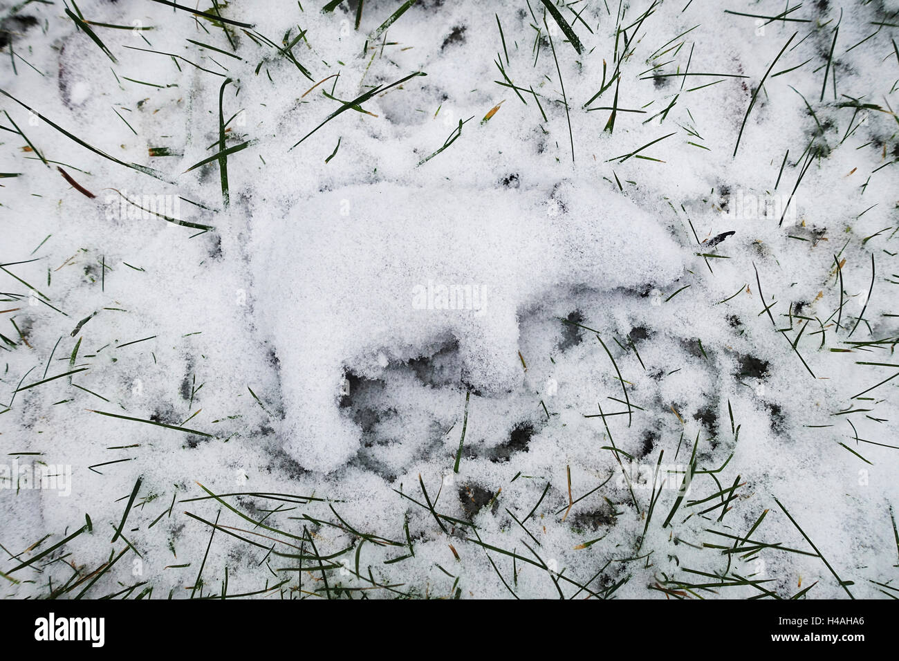 Textile mouse in the snow Stock Photo - Alamy