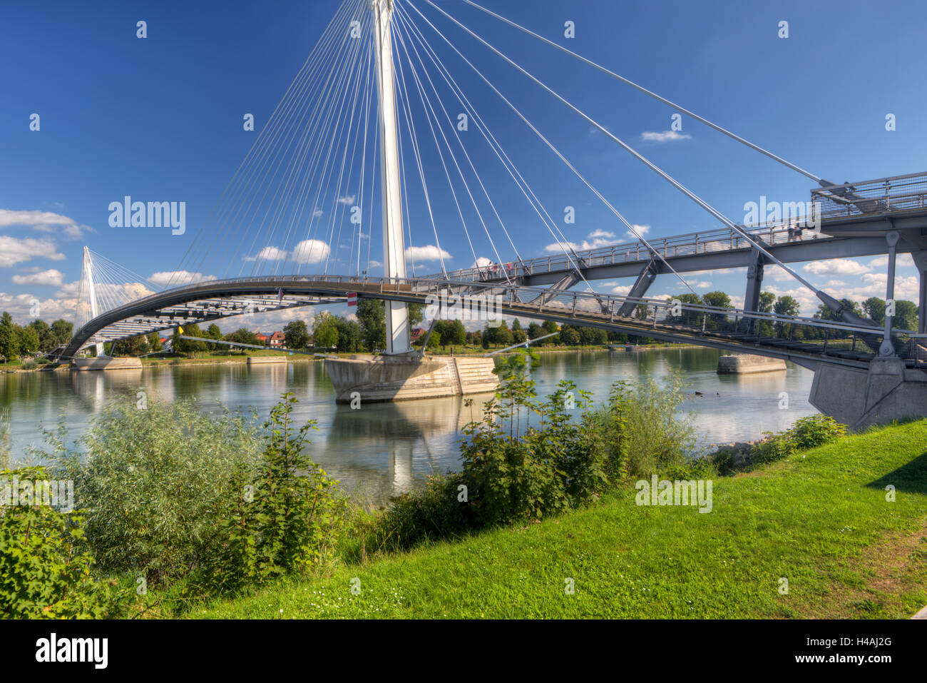 Bridge 'Passerelle des deux Rives', connection between Kehl and ...
