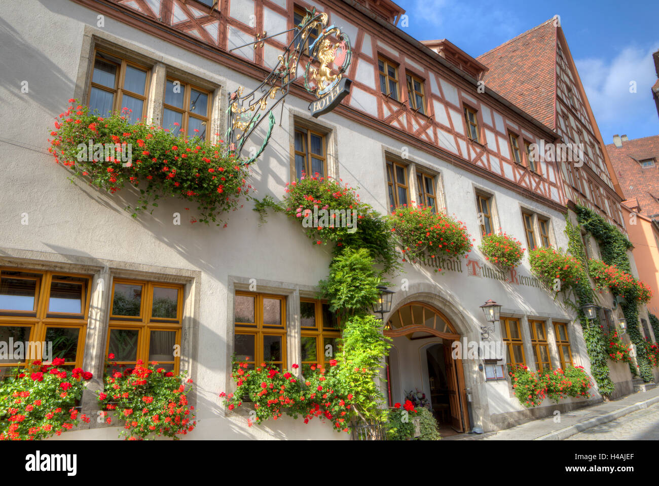 Hotel restaurant Tilman Riemenschneider in Rothenburg ob der Tauber ...