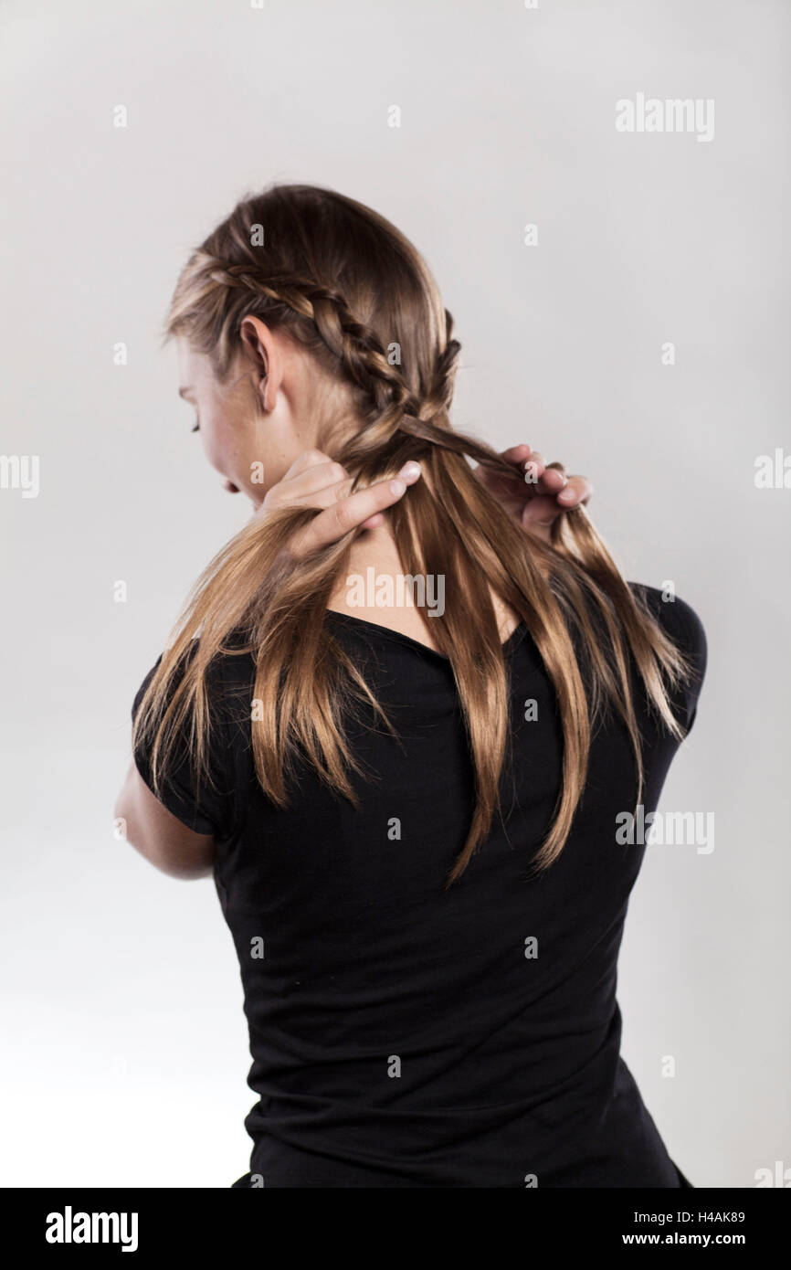 Instructions braided hairstyle two twisted plaits end in a step 6 of 8 ...