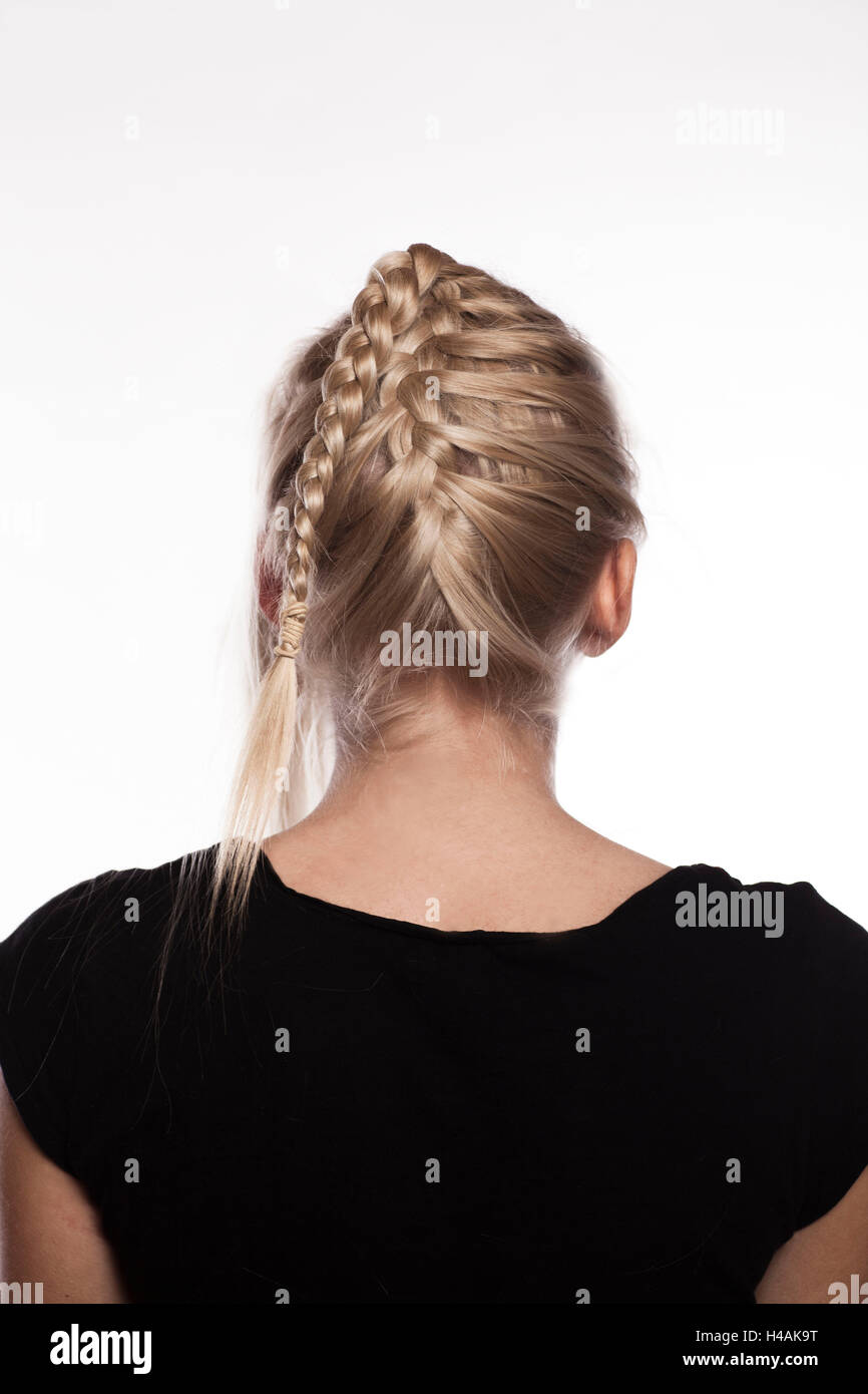 French plait hi-res stock photography and images - Alamy