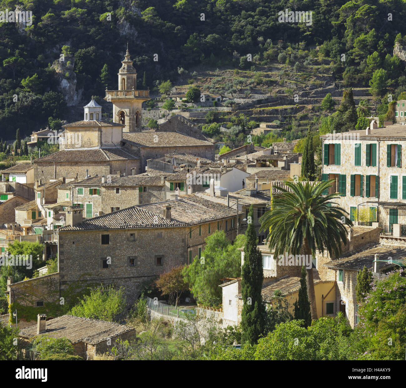 Townscape of Valldemossa, Majorca, Spain Stock Photo - Alamy