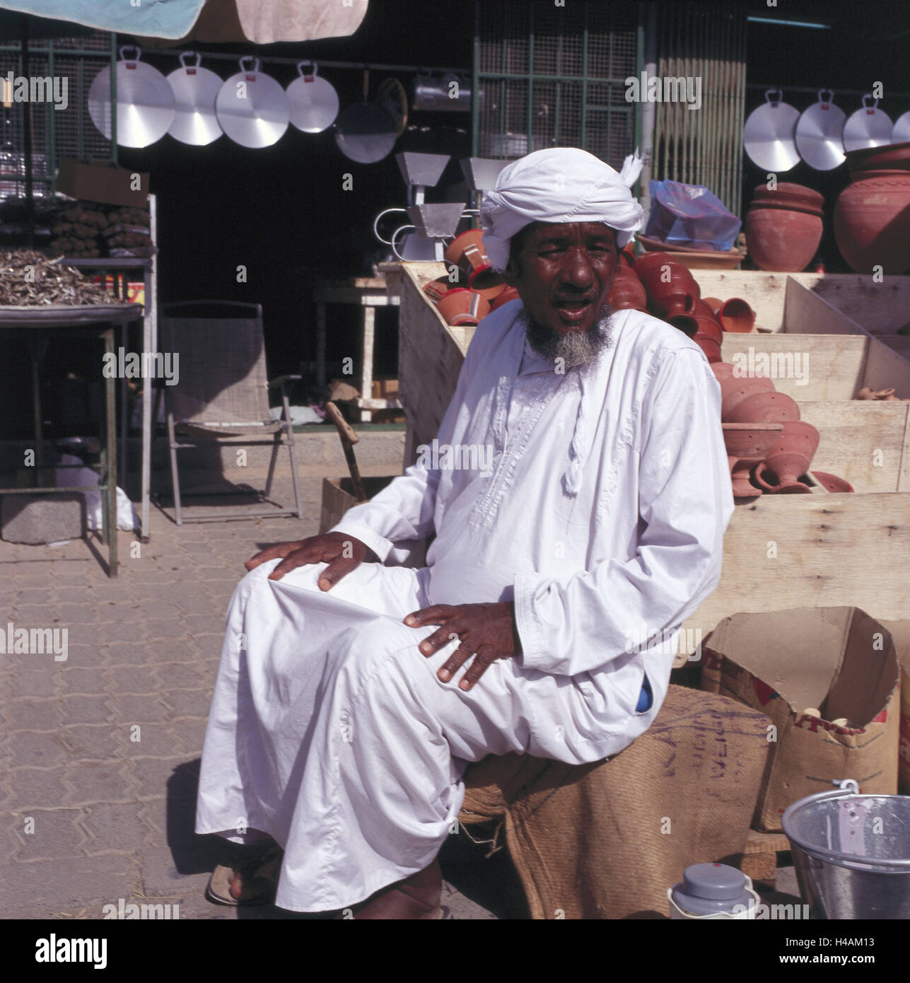 Oman, Fanja, local, sit, clothes, traditionally, people, man, senior ...