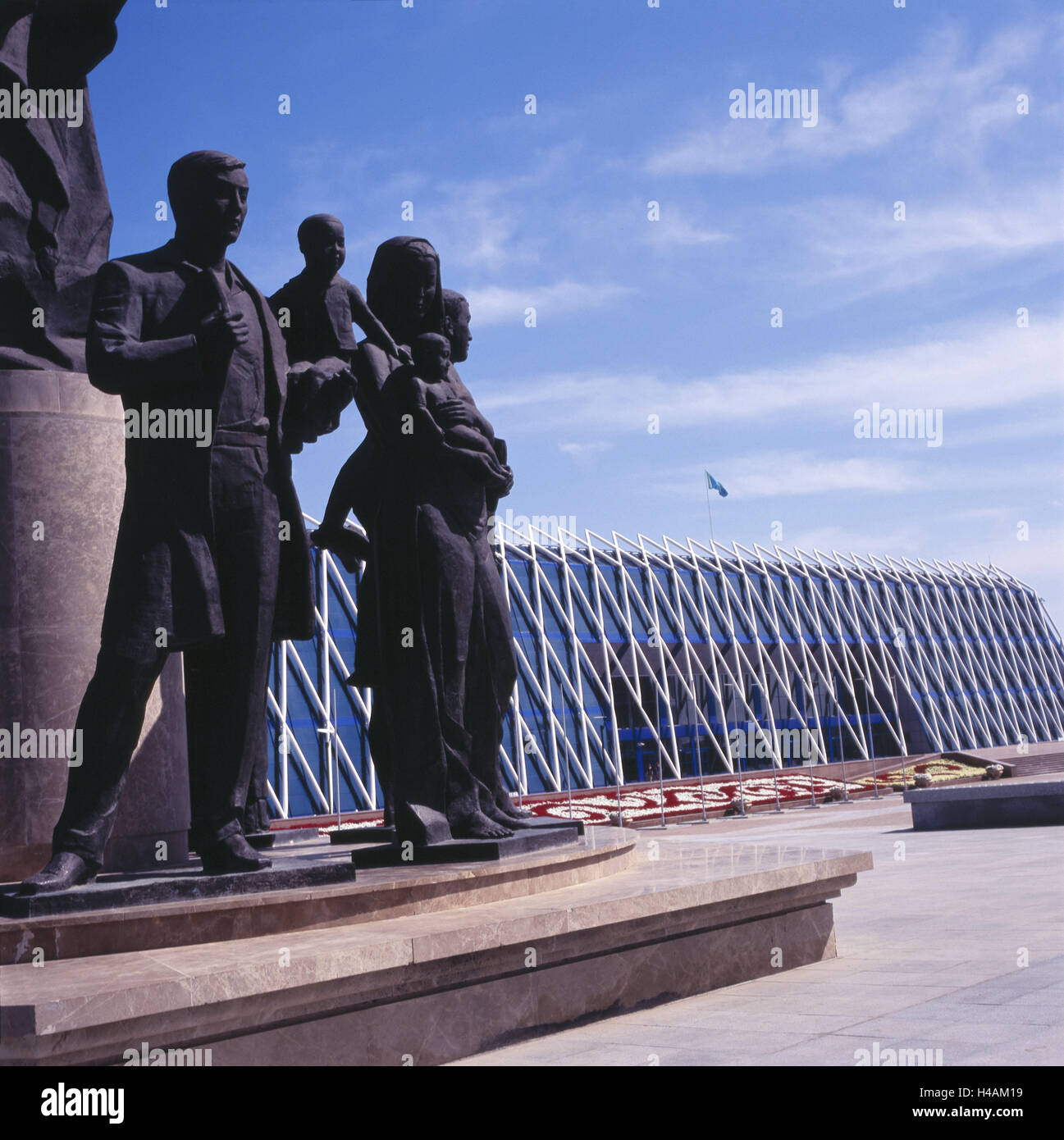 Kazakhstan, Astana, statues, tourism, nobody, Kazaki, place of interest ...