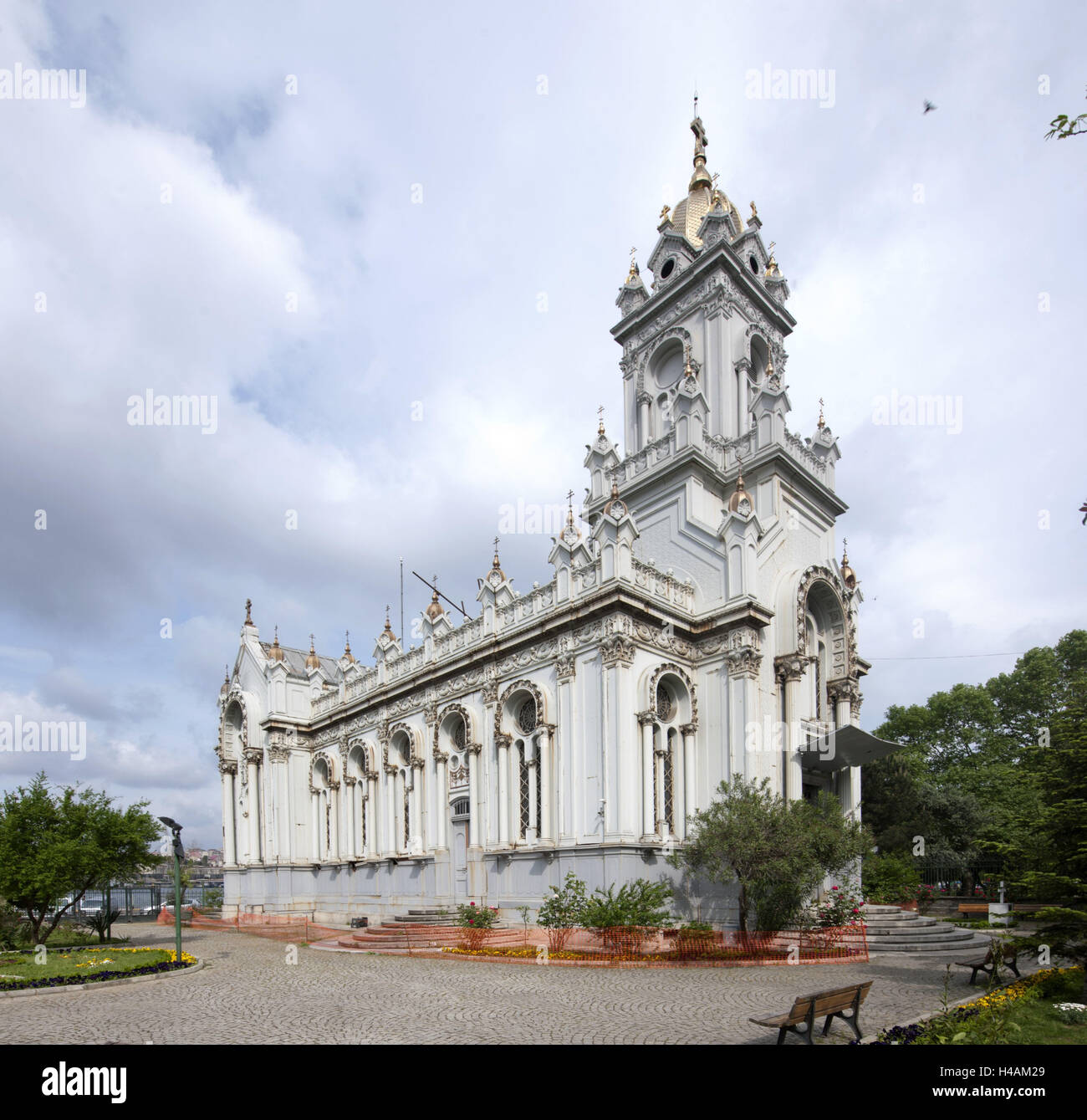 Turkey, Istanbul, Fener, Bulgarian-orthodox church St. Stefan Stock ...
