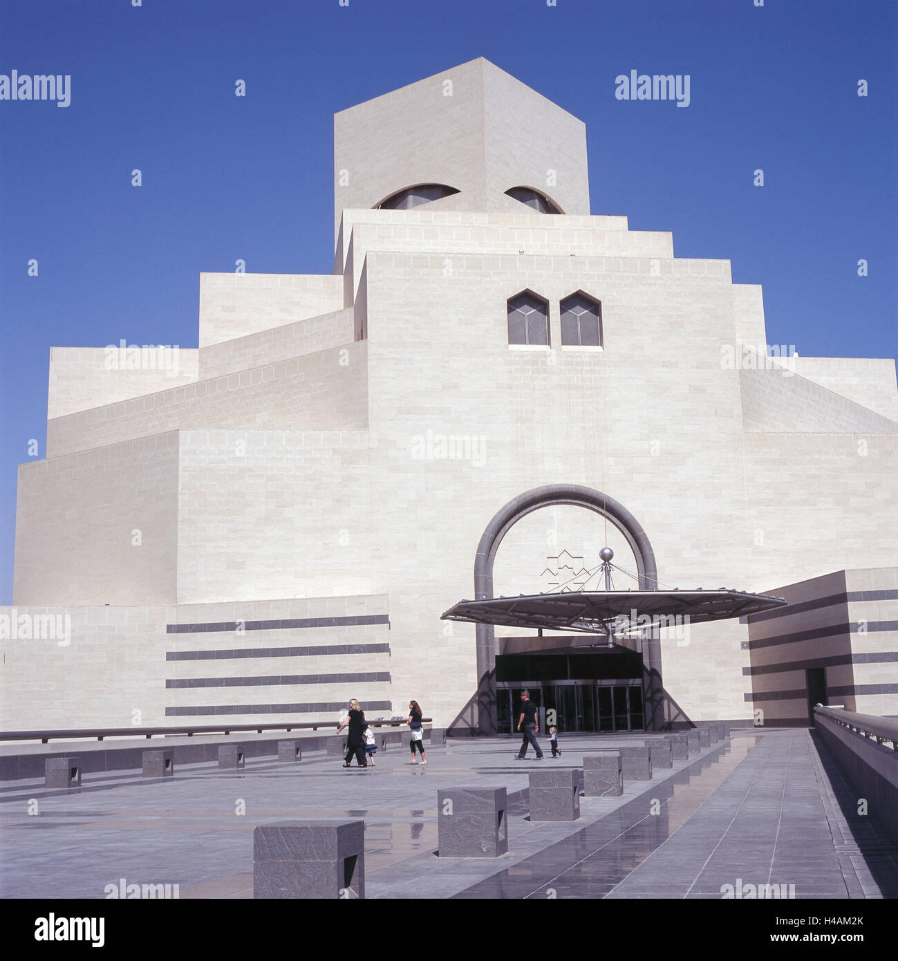 Qatar, Doha, museum, outside, town, capital, emirate, building, place ...
