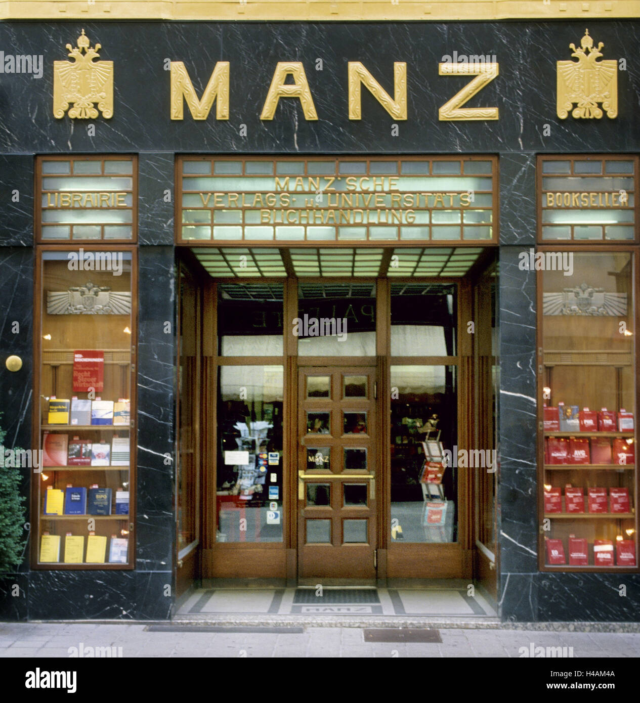 Austria, Vienna, cabbage market, bookstore Manz, built by Adolf Loos ...