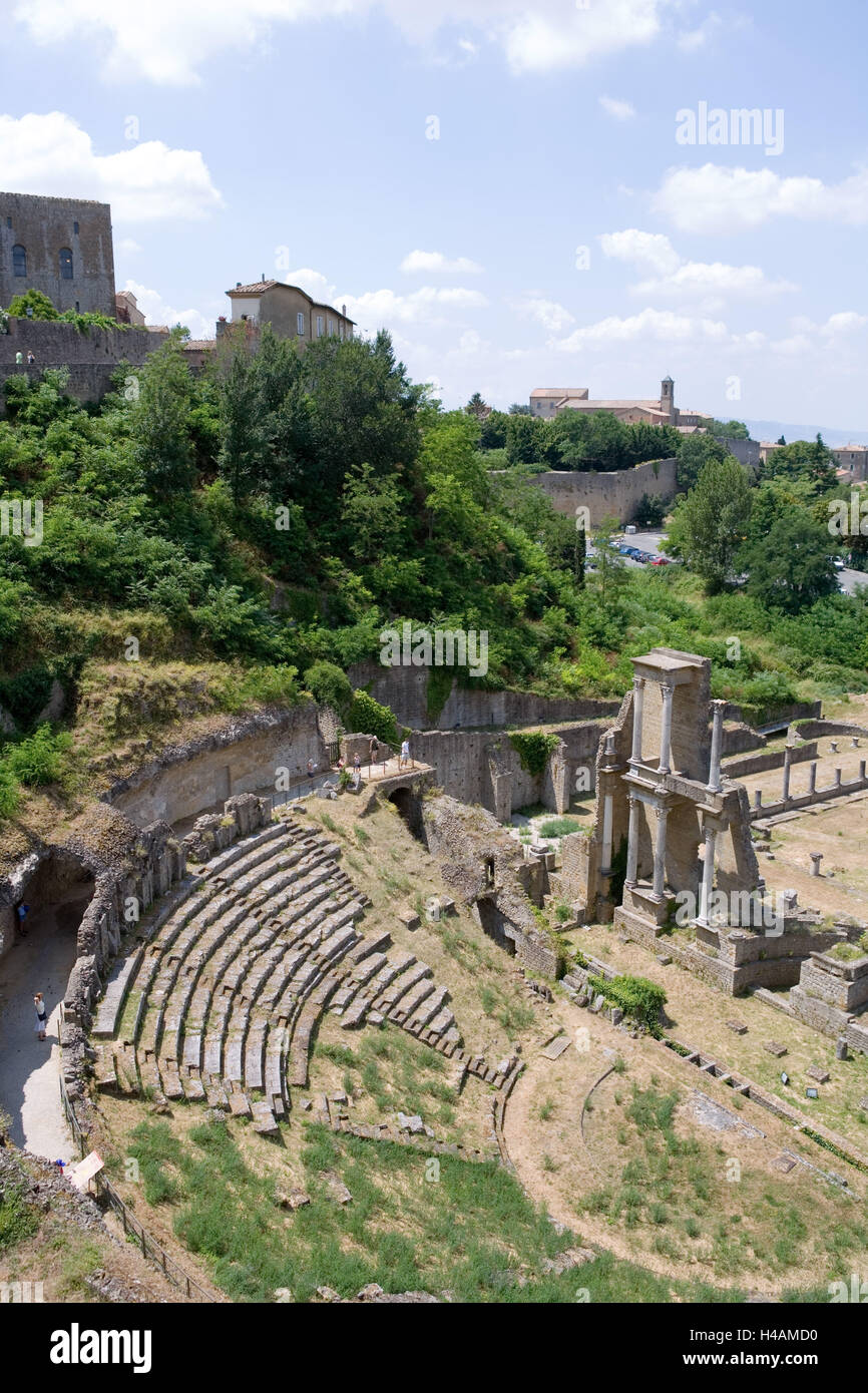 Volterra roman theatre hi-res stock photography and images - Alamy