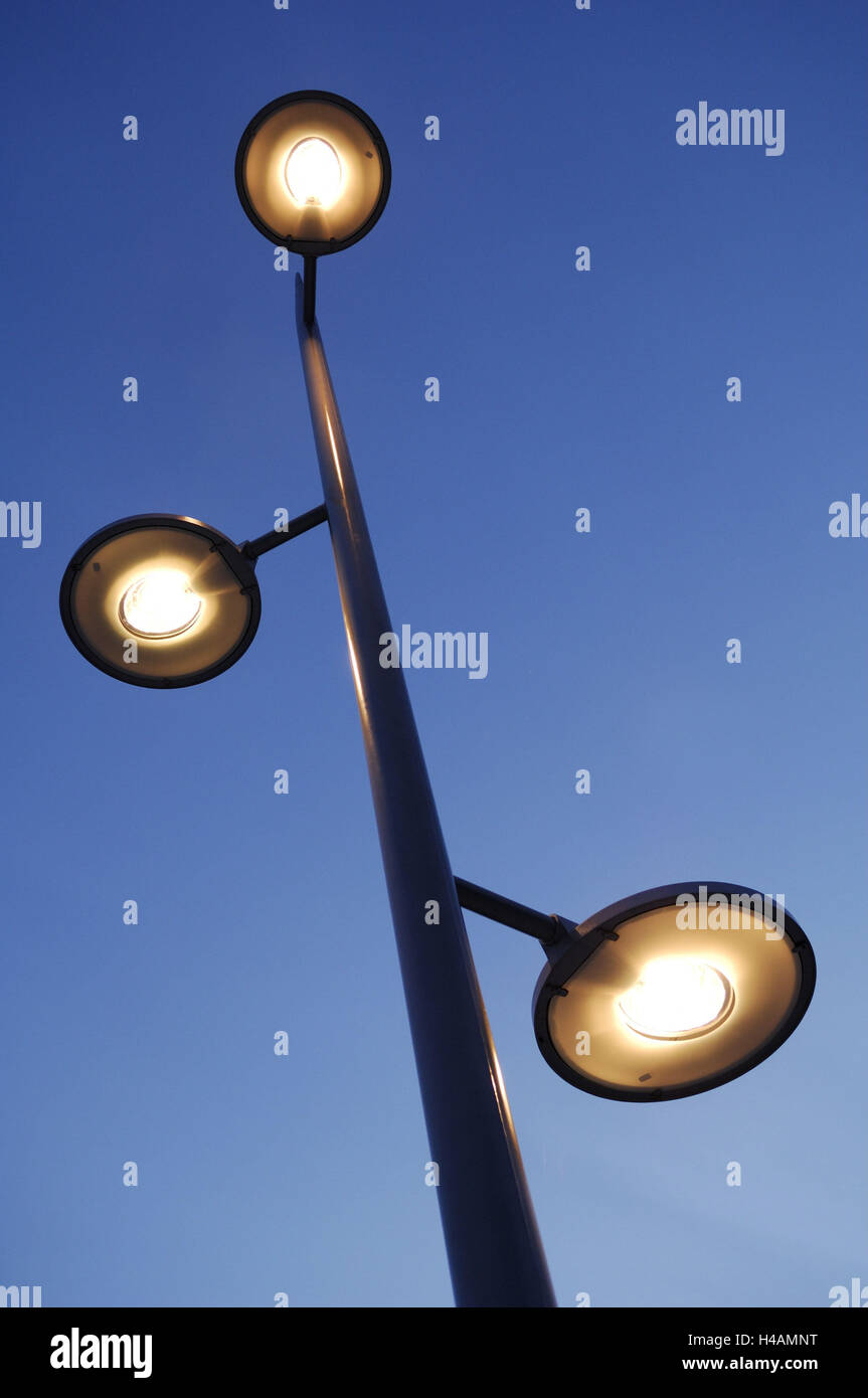 Street lamp, night Stock Photo - Alamy