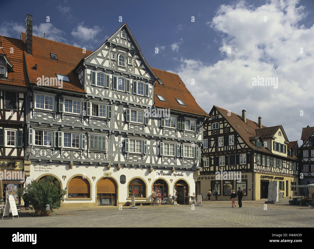 Germany, Baden-Wurttemberg, village Schorn, Palm'sche chemist's shop ...