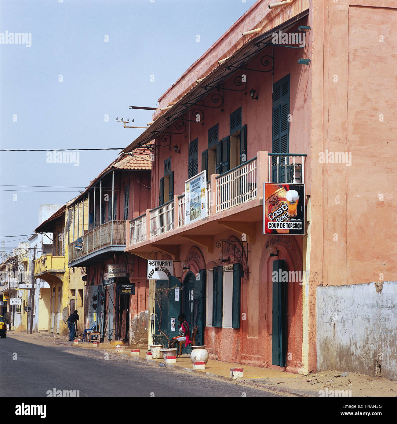 Senegal, Saint-Louis, town view, street scene, Africa, West, Africa ...