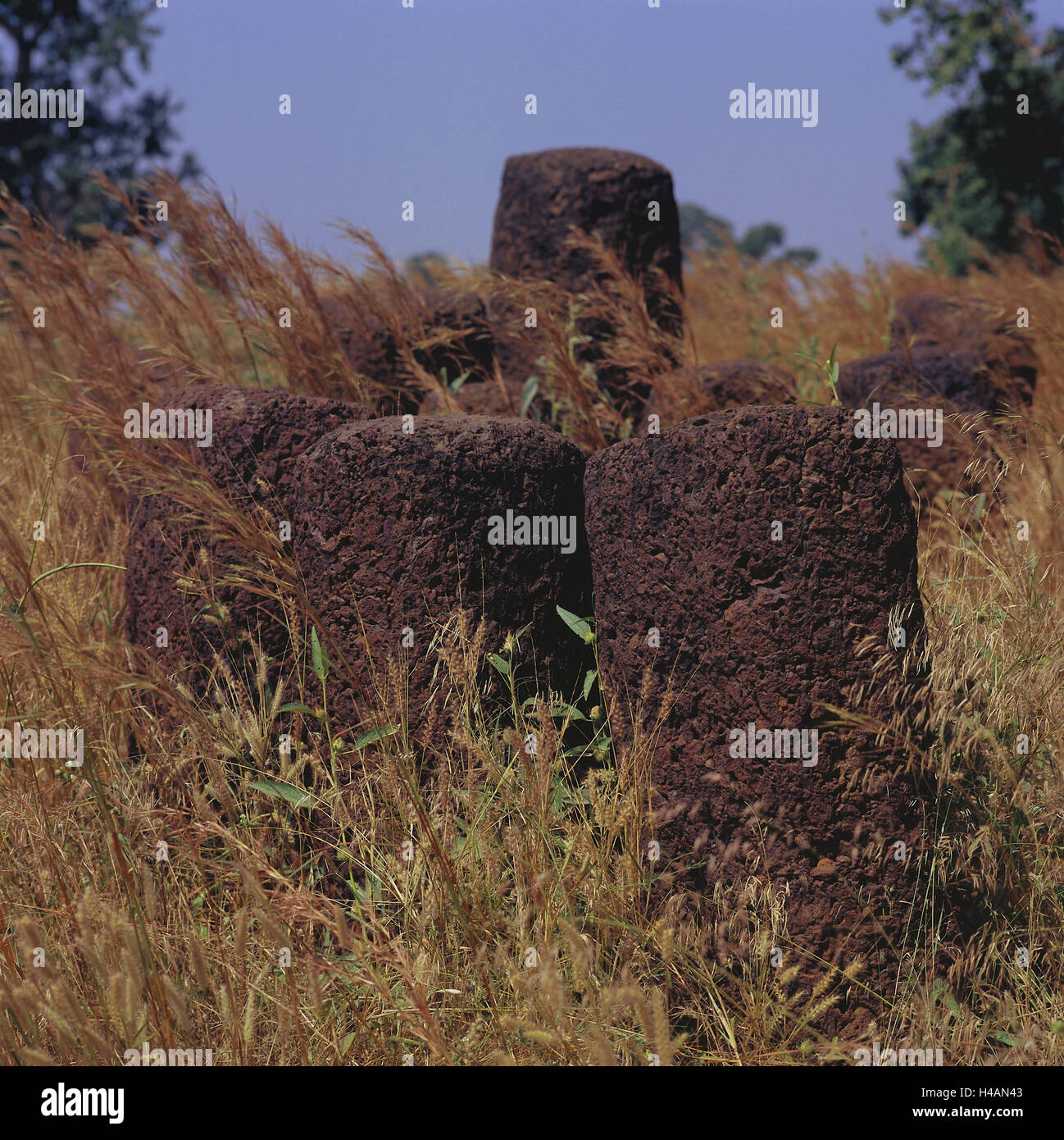Senegal, Kaolack, Sine Ngayene, stone circles, megalithically, Africa ...