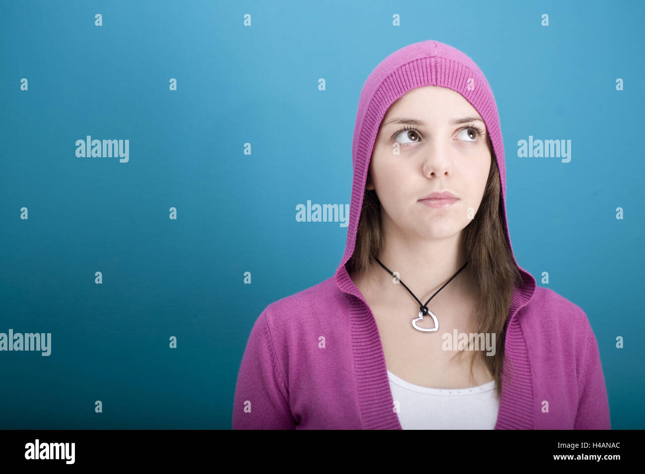 teenager, girls, hoody, portrait Stock Photo - Alamy