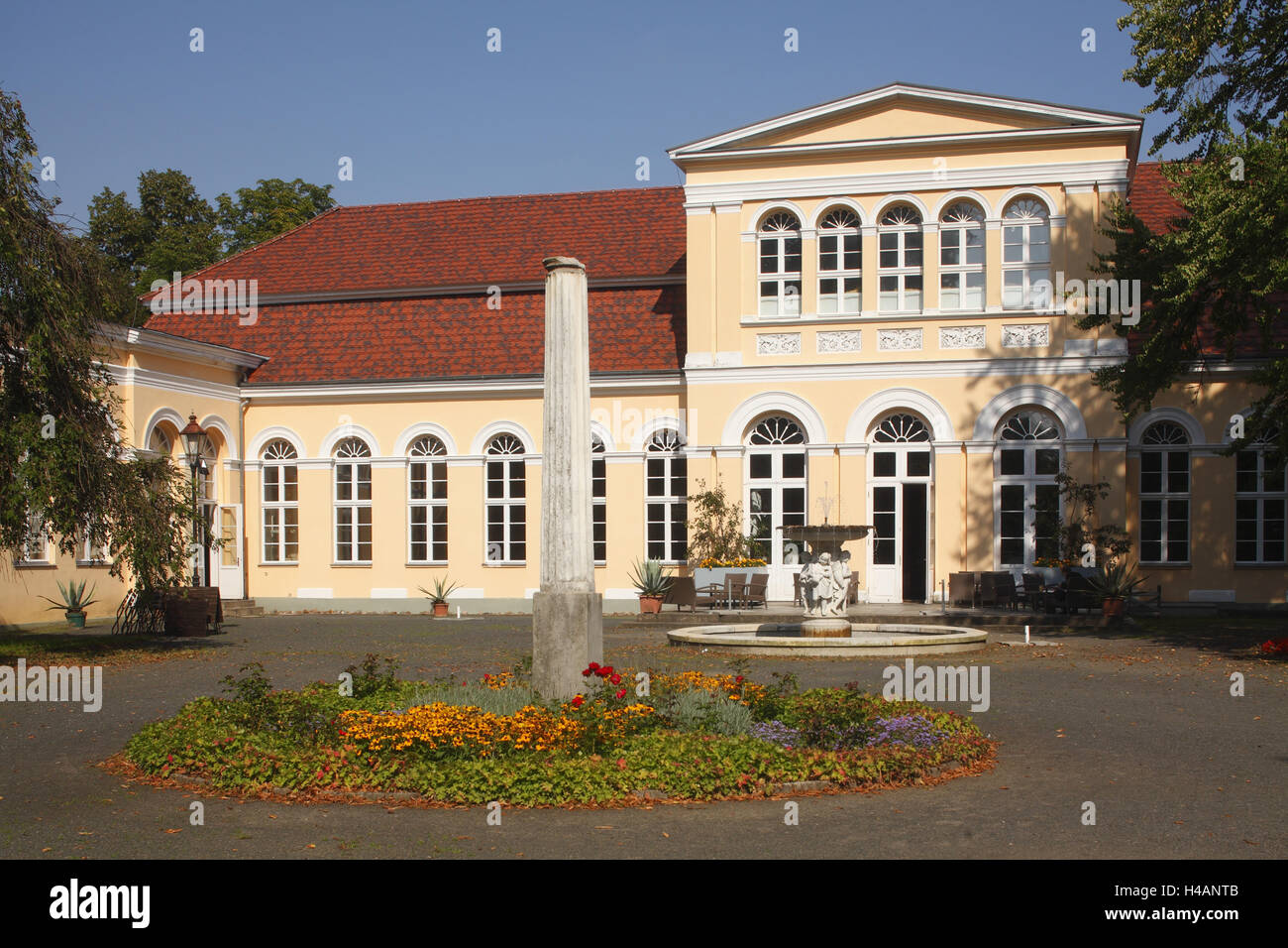Germany, Mecklenburg-West Pomerania, Neustrelitz, orangery in the lock garden Stock Photo - Alamy