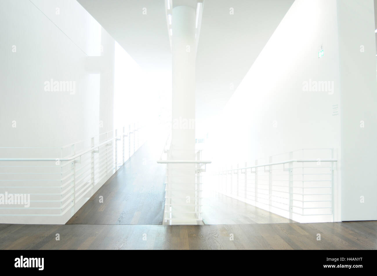 Museum of Frieder Burda, interior shot, architecture, modern, brightly ...