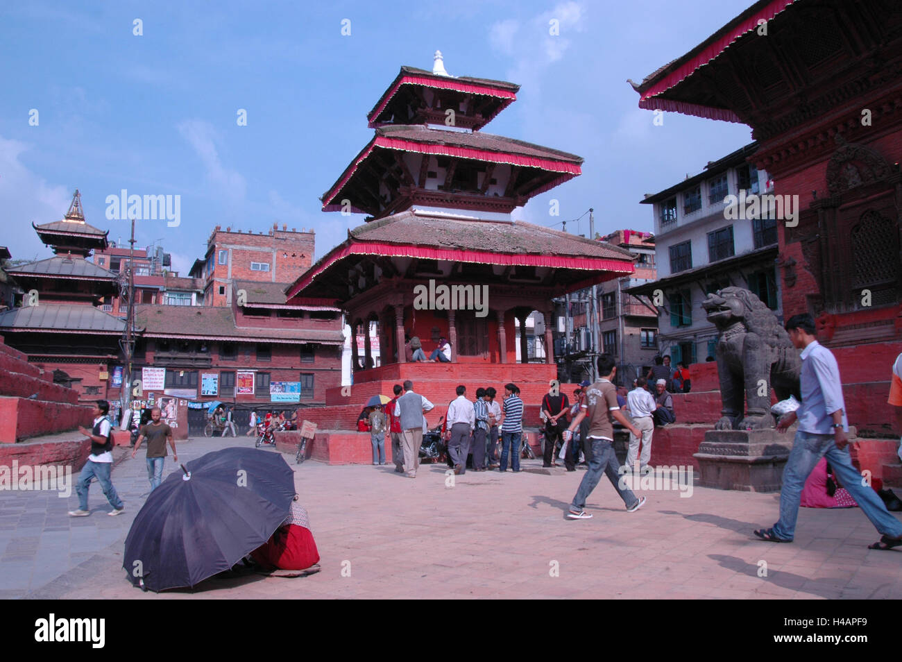 Trailokya Mohan Narayan Temple, Kathmandu Stock Photo - Alamy