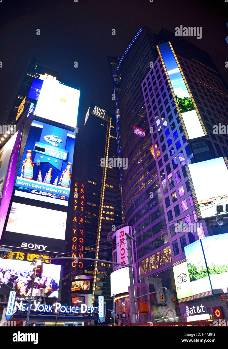 USA, New York City, Times Square, America, night Stock Photo - Alamy