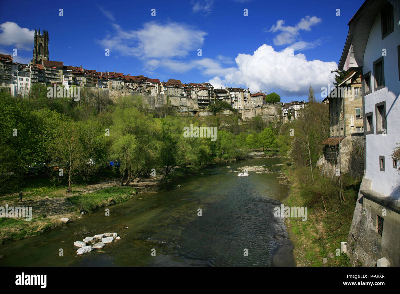 Built over sarine at fribourg hi-res stock photography and images - Alamy