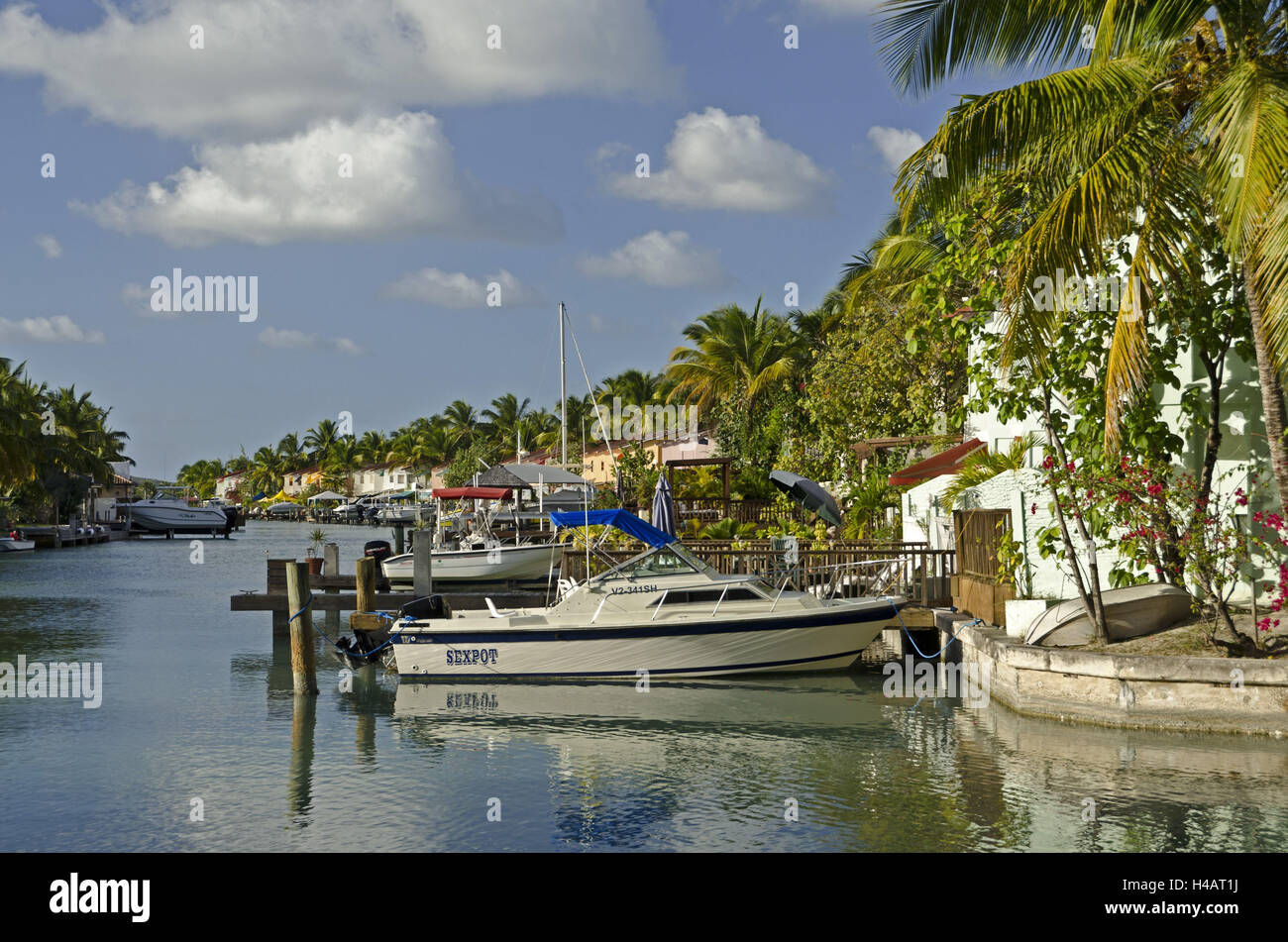 The Caribbean, Antigua, Jolly Harbour, Jolly Beach Resort Stock Photo ...