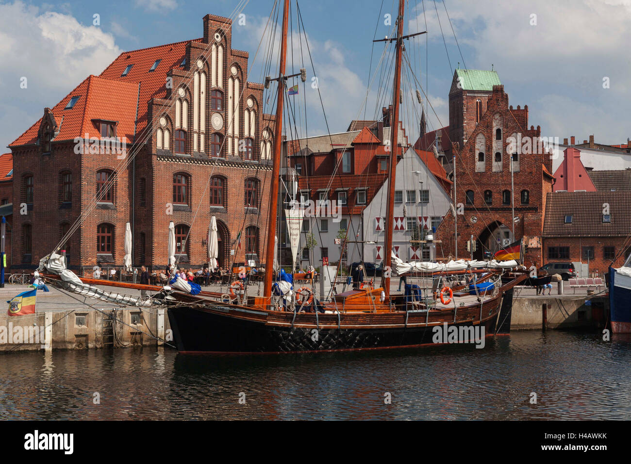 Germany, Mecklenburg-Western Pomerania, Hanseatic city of Wismar, old ...
