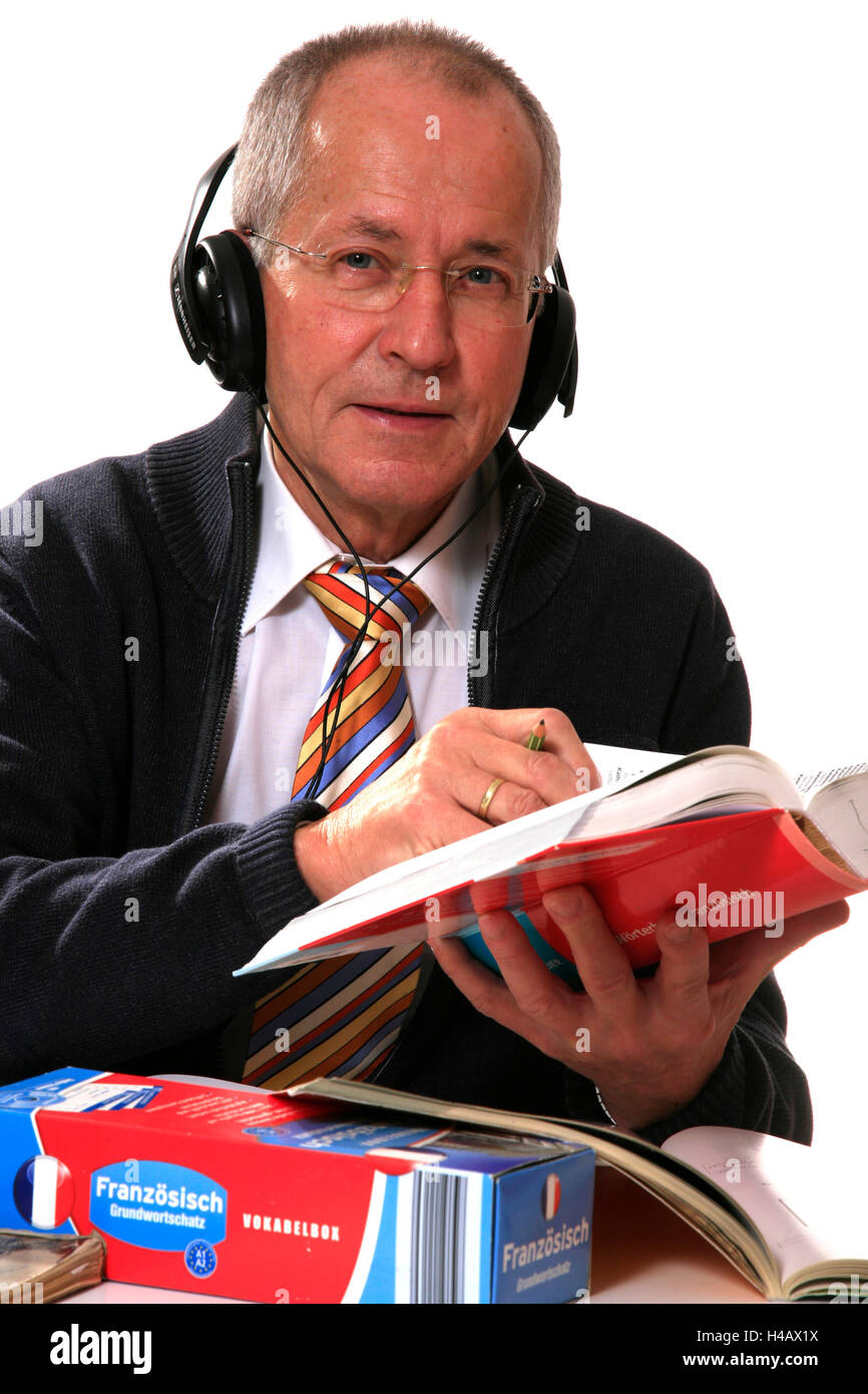 Man, interior, learning foreign language Stock Photo - Alamy Man, interior, learning foreign language Stock Photo - Alamy
