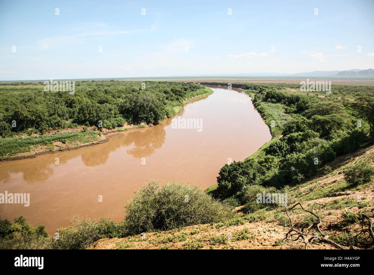 Karo, region of the Southern Nations, Ethiopia Omo river Stock Photo ...