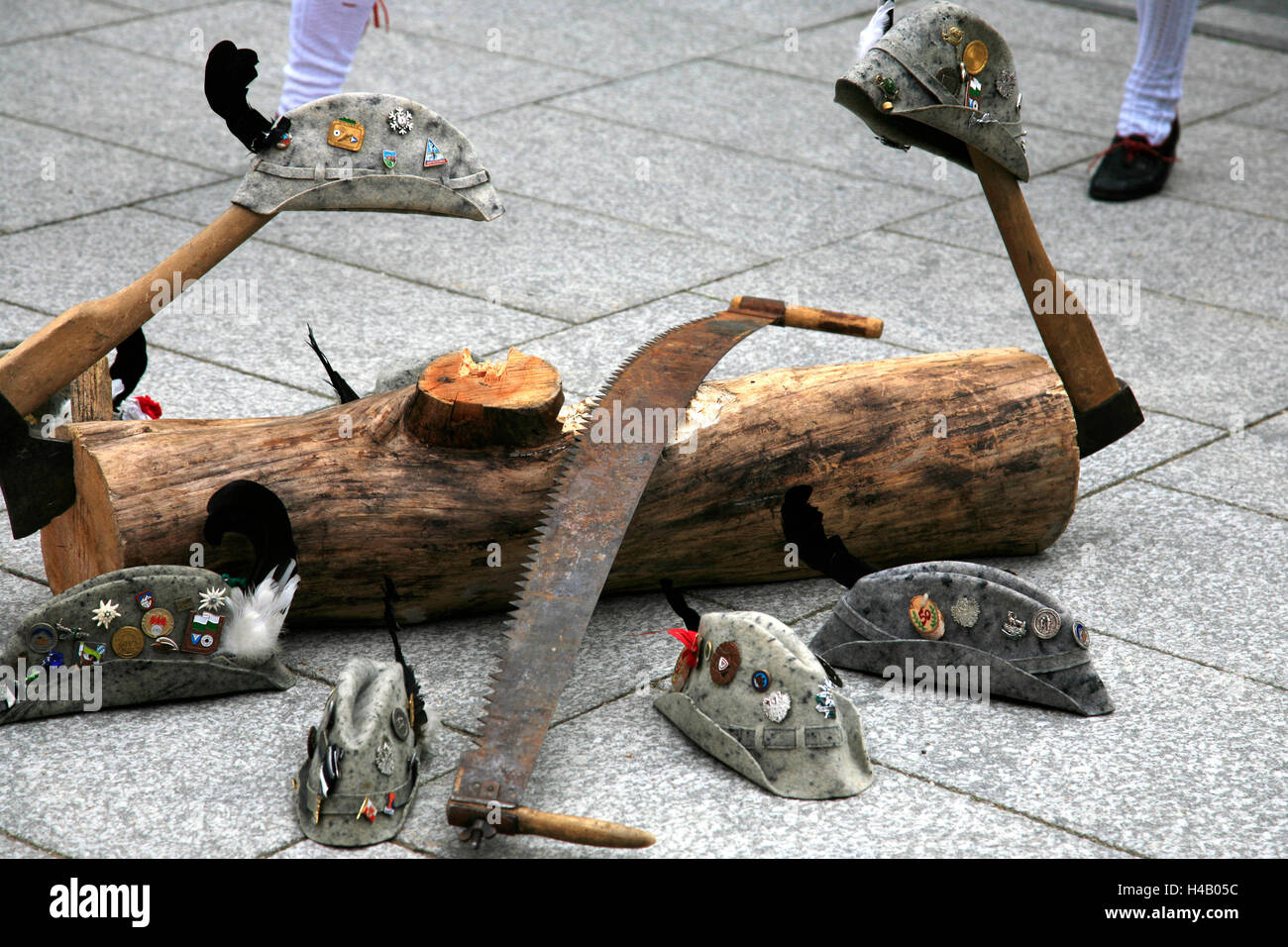 Tradition, dance, lumberjack Stock Photo - Alamy