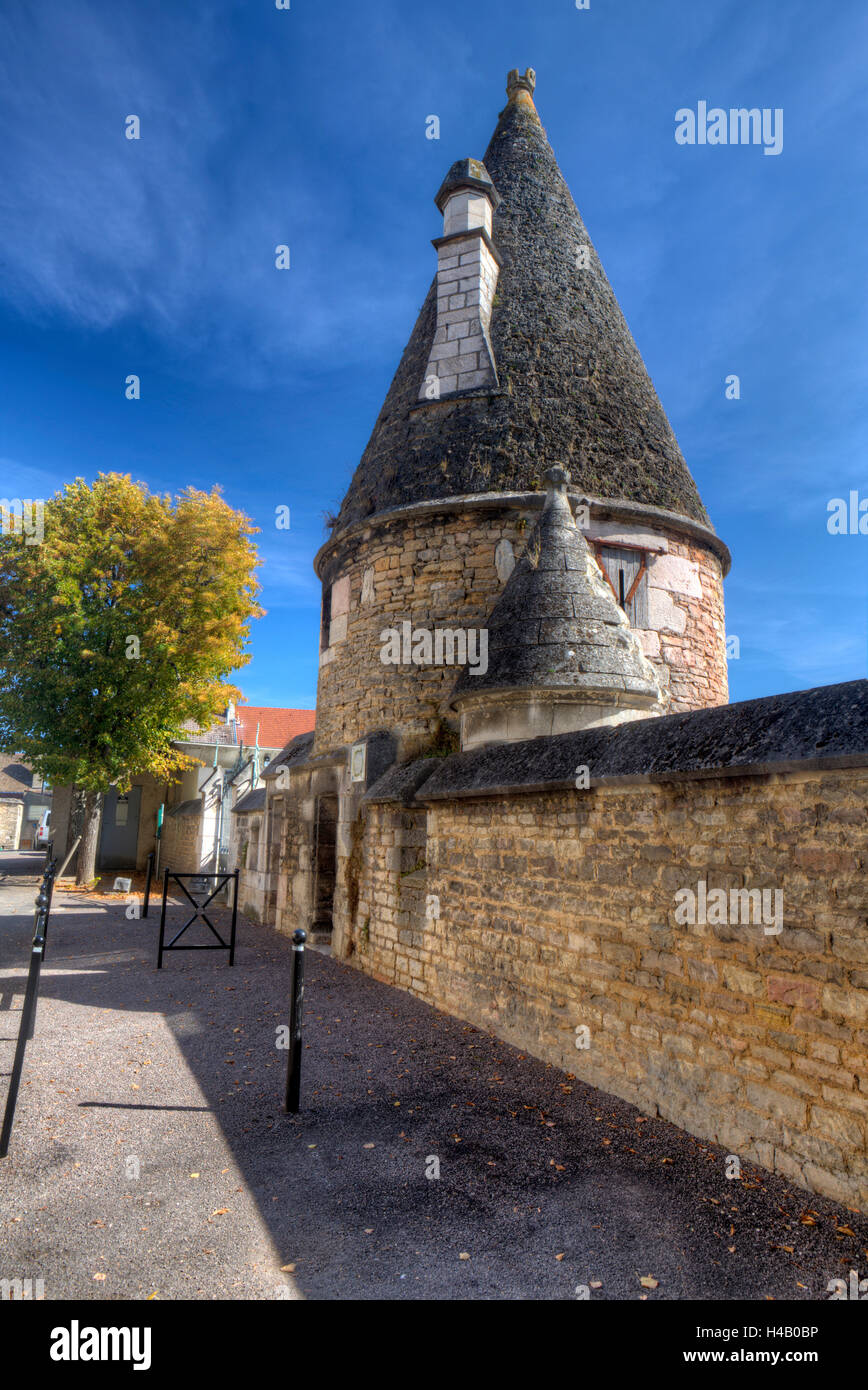 Old city wall, path, Beaune, Burgundy, France, Europe Stock Photo - Alamy