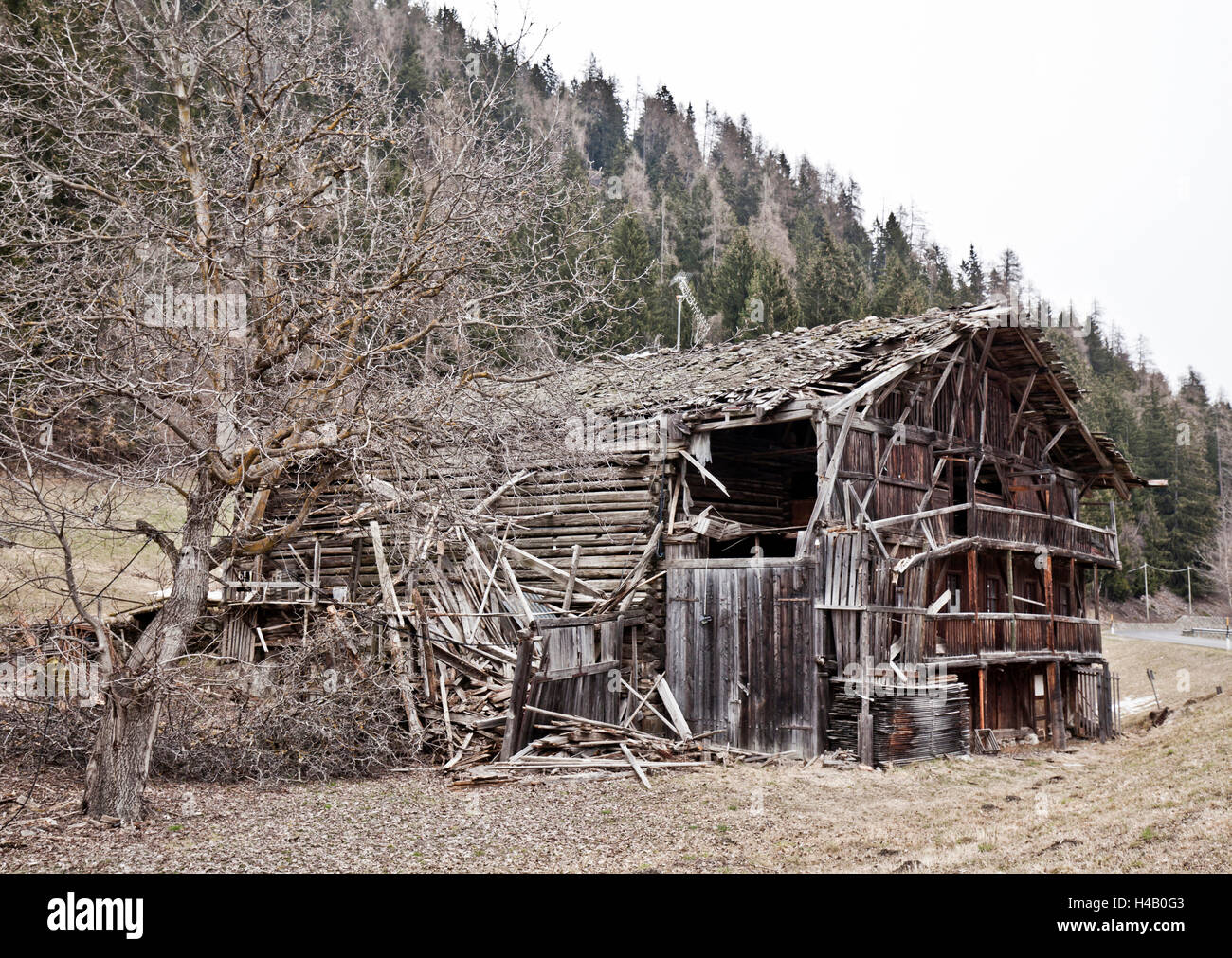decayed stable building Stock Photo - Alamy