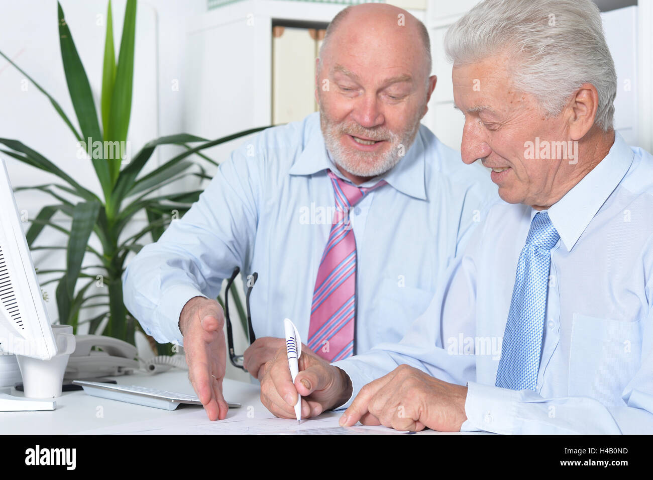 senior Business people working together Stock Photo - Alamy