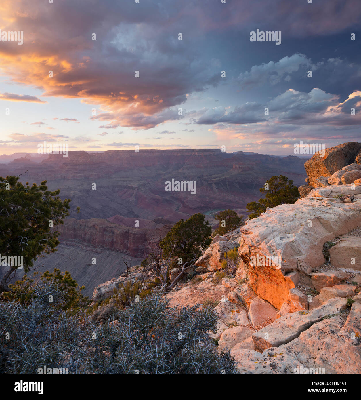 Lipan Point, South Rim, Grand Canyon National Park, Arizona, USA Stock ...