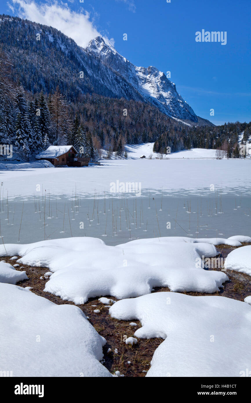 Landscape at the Lautersee lake in winter Stock Photo - Alamy