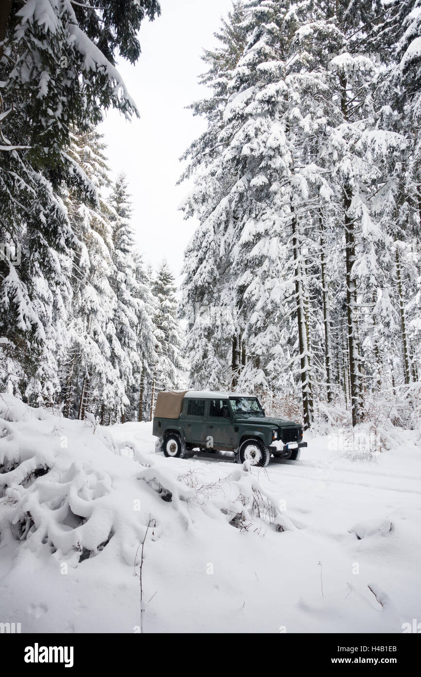 All terrain vehicle covered in snow hi-res stock photography and images ...