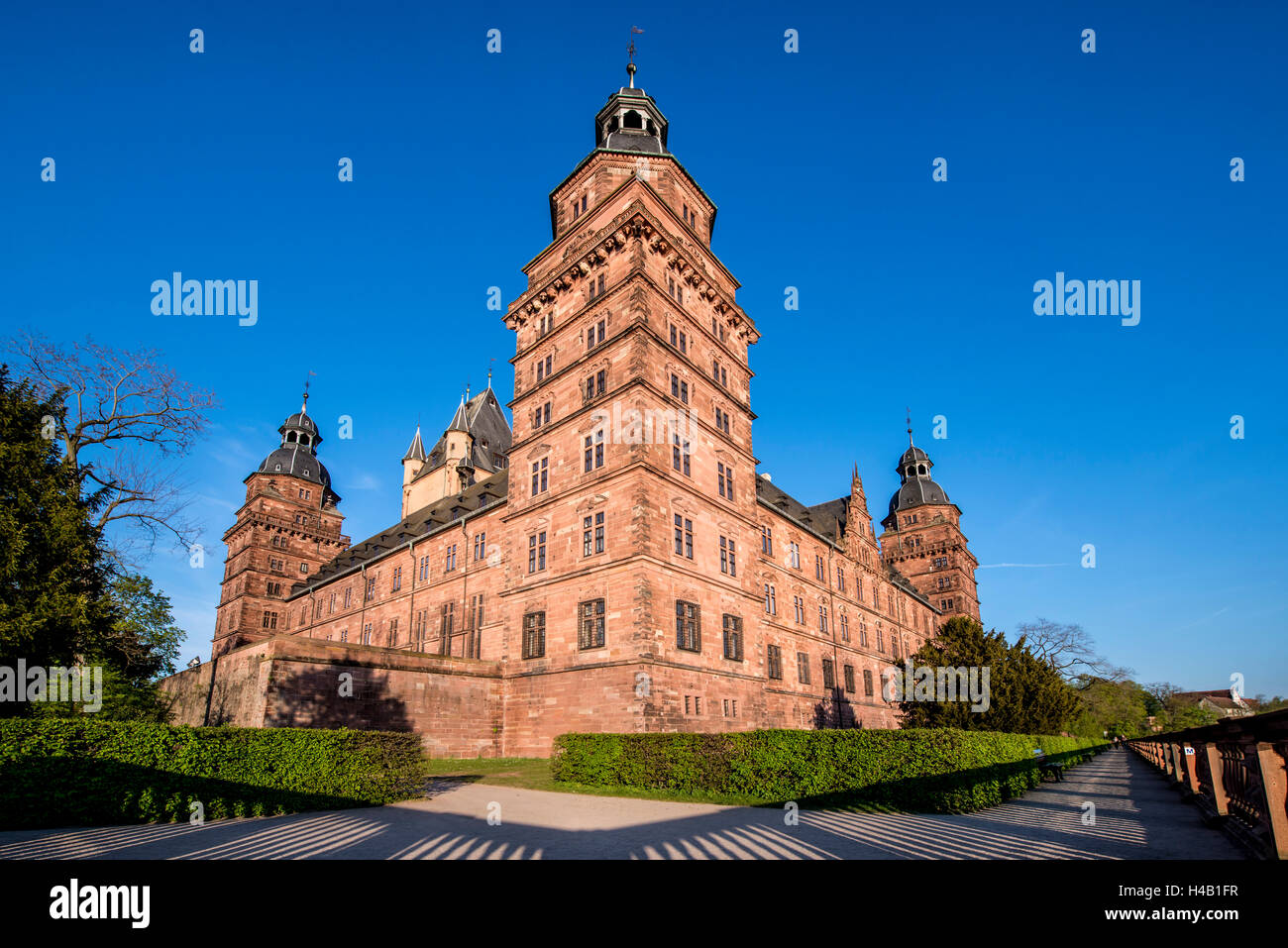 Aschaffenburg, Bavaria, Germany, Schloss Johannisburg (palace Stock ...