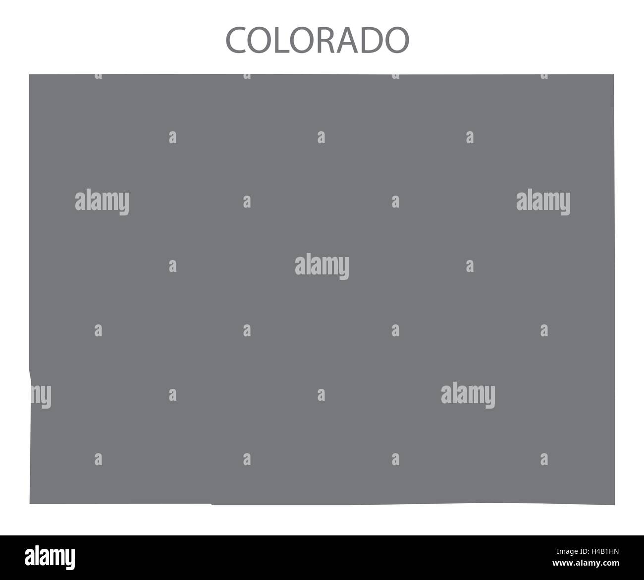 Colorado USA Map in grey Stock Vector Image & Art - Alamy