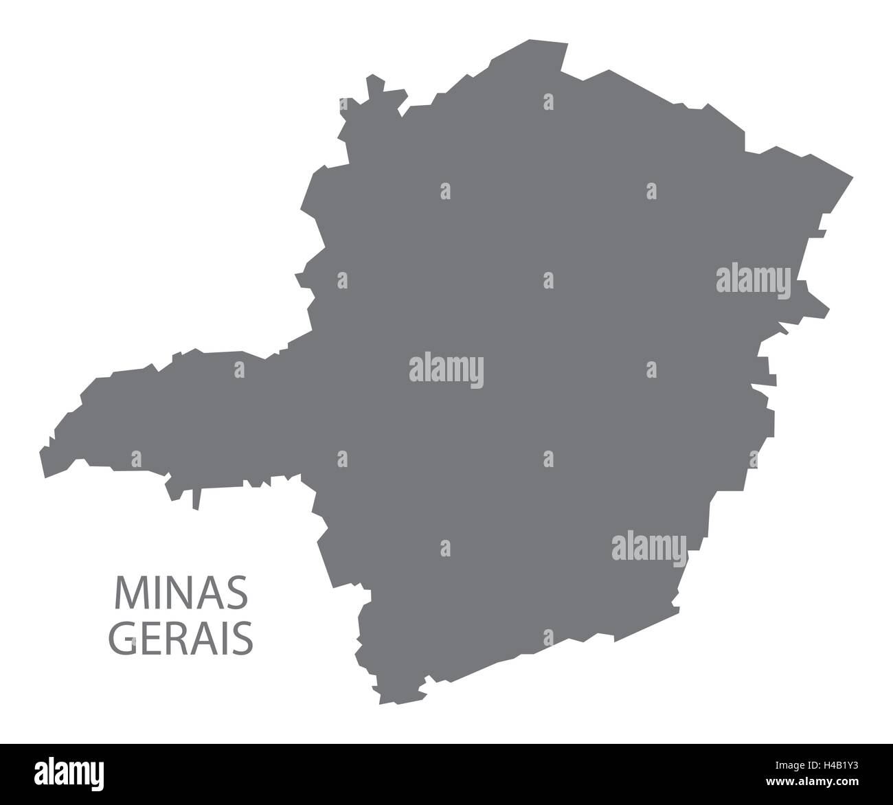 Map of minas gerais hi-res stock photography and images - Alamy
