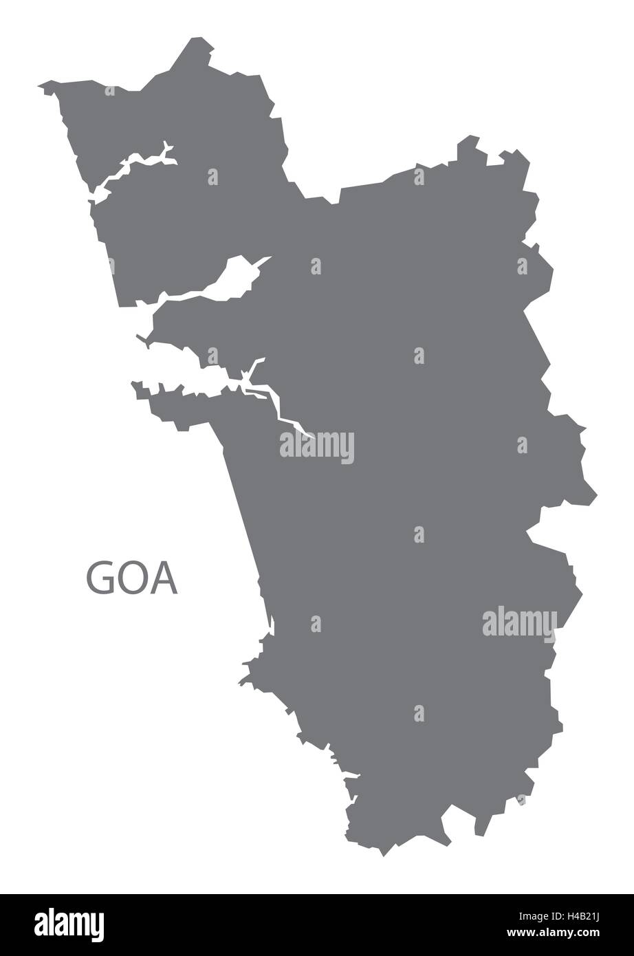 Map of goa hi-res stock photography and images - Alamy