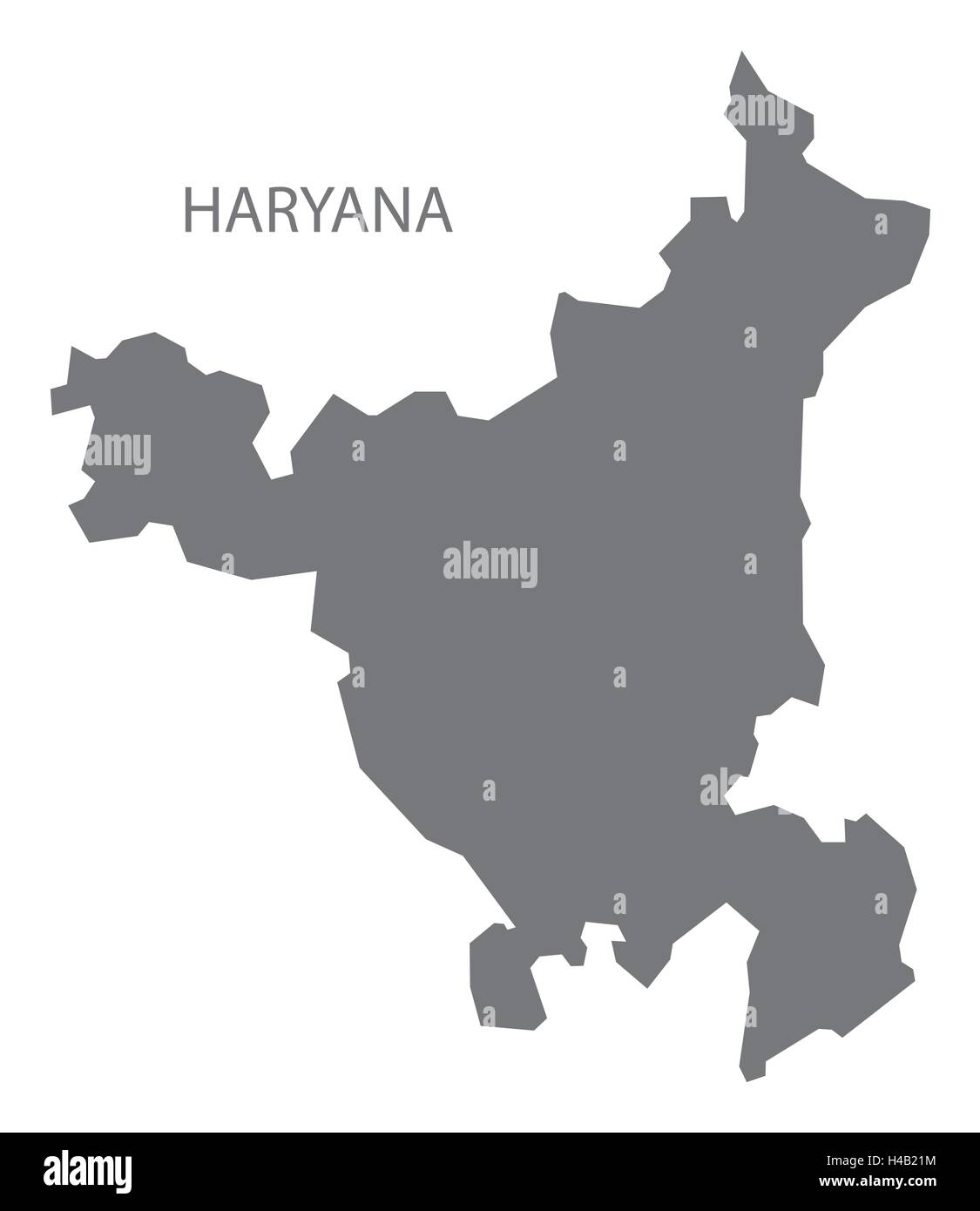 Haryana map hi-res stock photography and images - Alamy