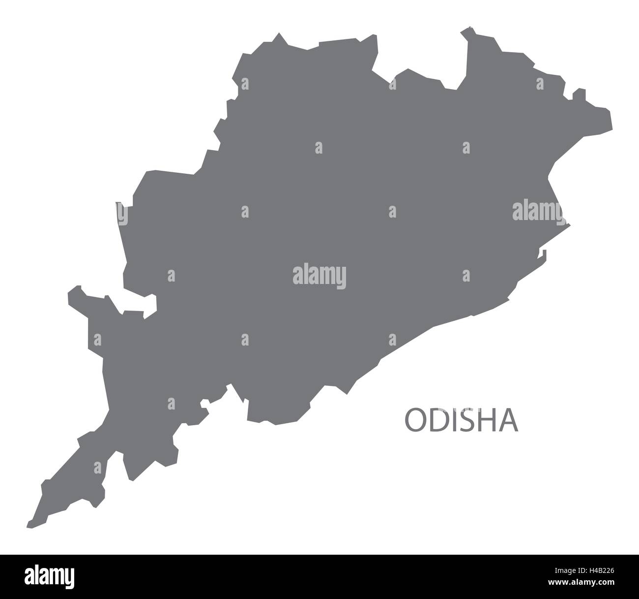 Odisha map hi-res stock photography and images - Alamy