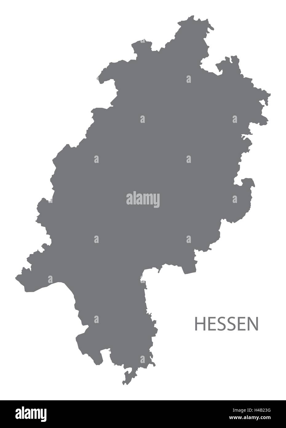 Hessen map hi-res stock photography and images - Alamy