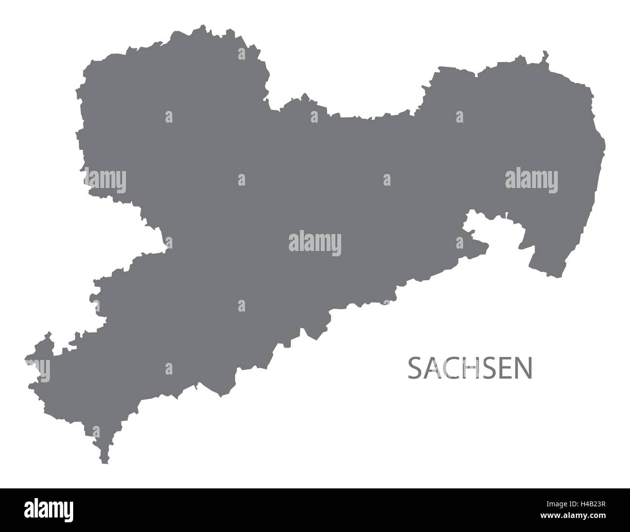 Sachsen map hi-res stock photography and images - Alamy