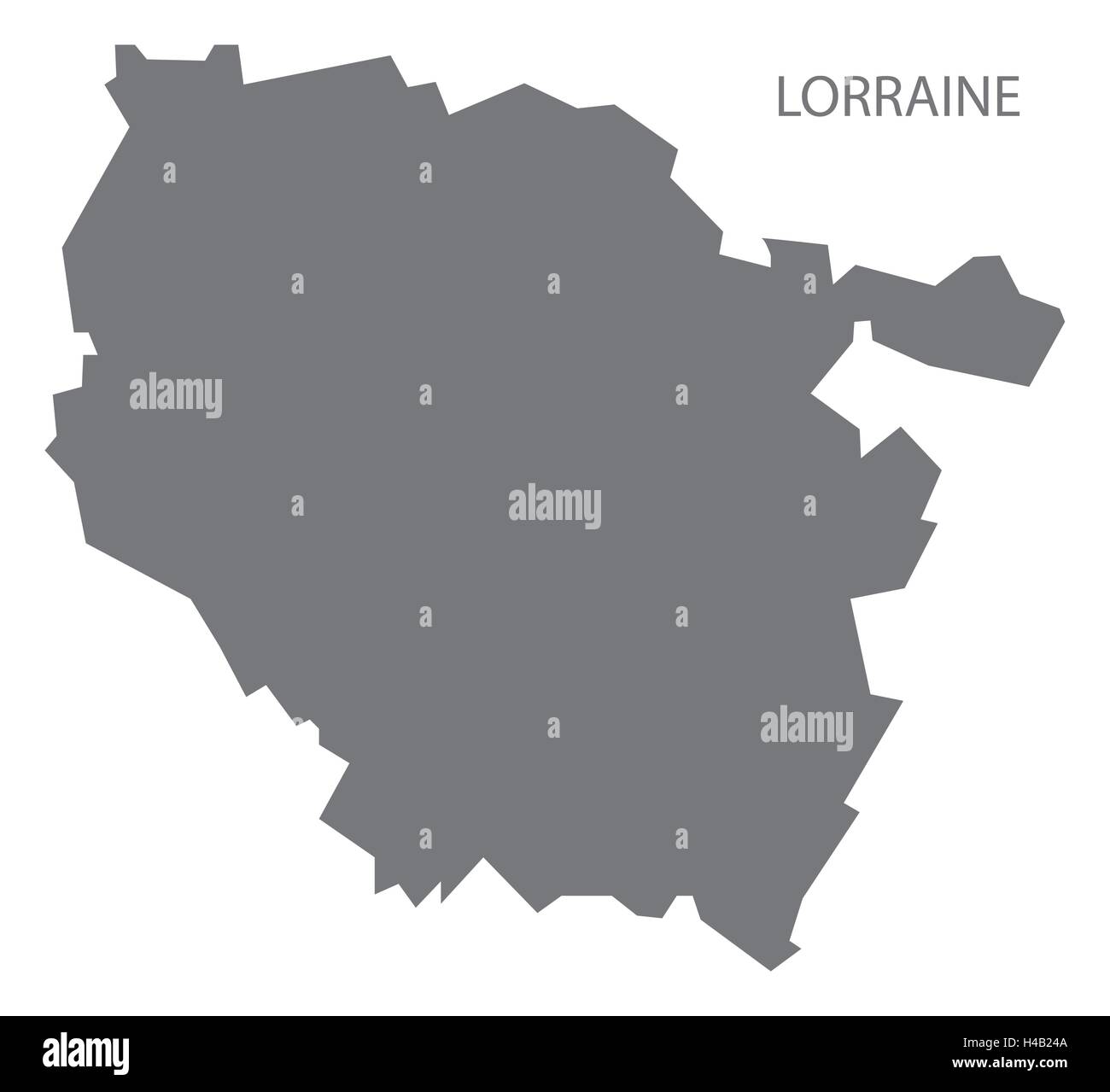Lorraine France Map grey Stock Vector Image & Art - Alamy