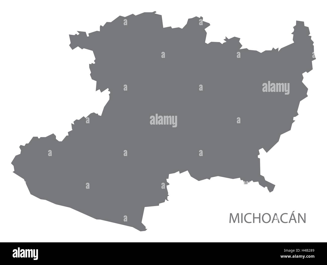 Michoacan map hi-res stock photography and images - Alamy