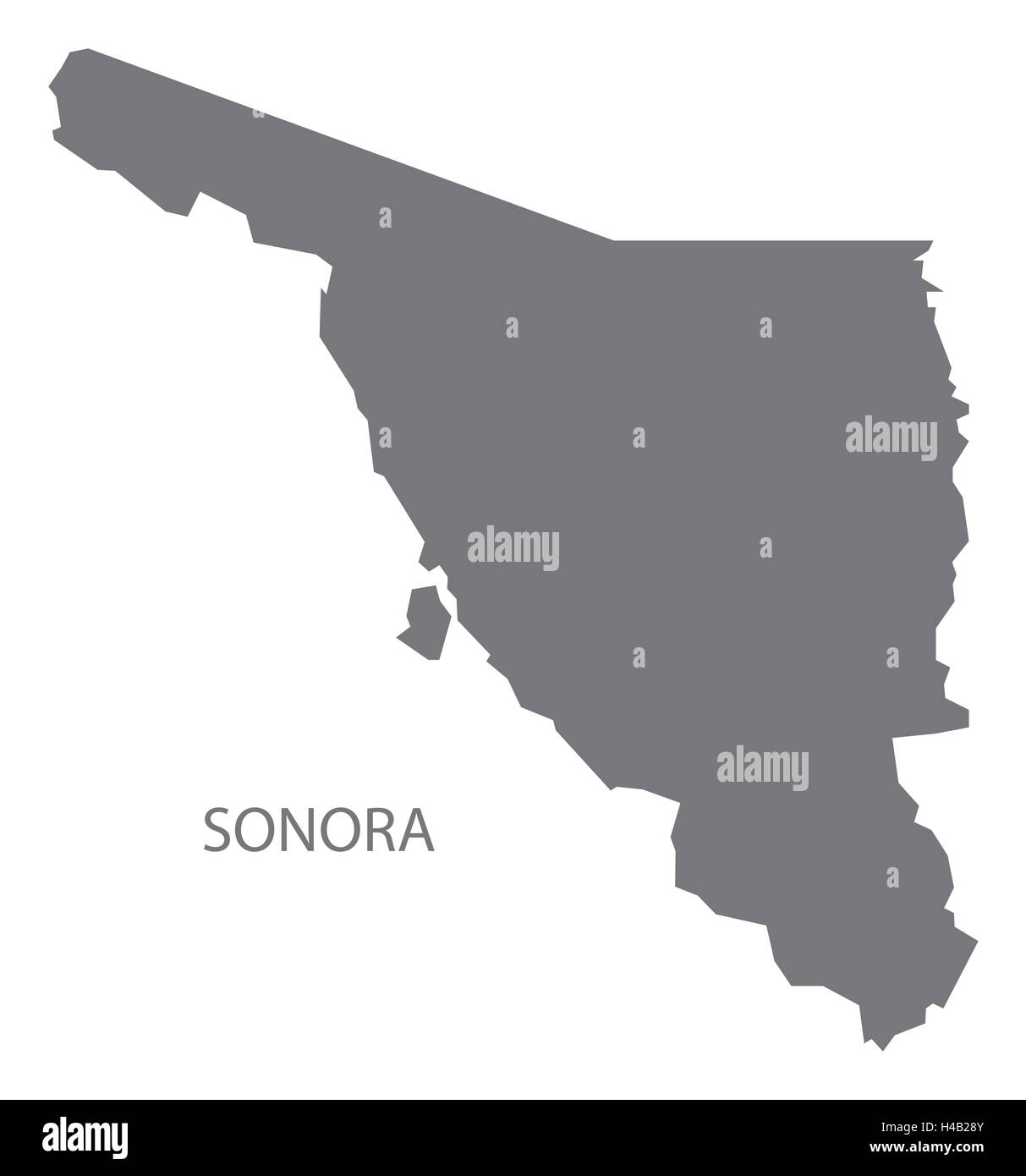 Sonora map Stock Vector Images - Alamy