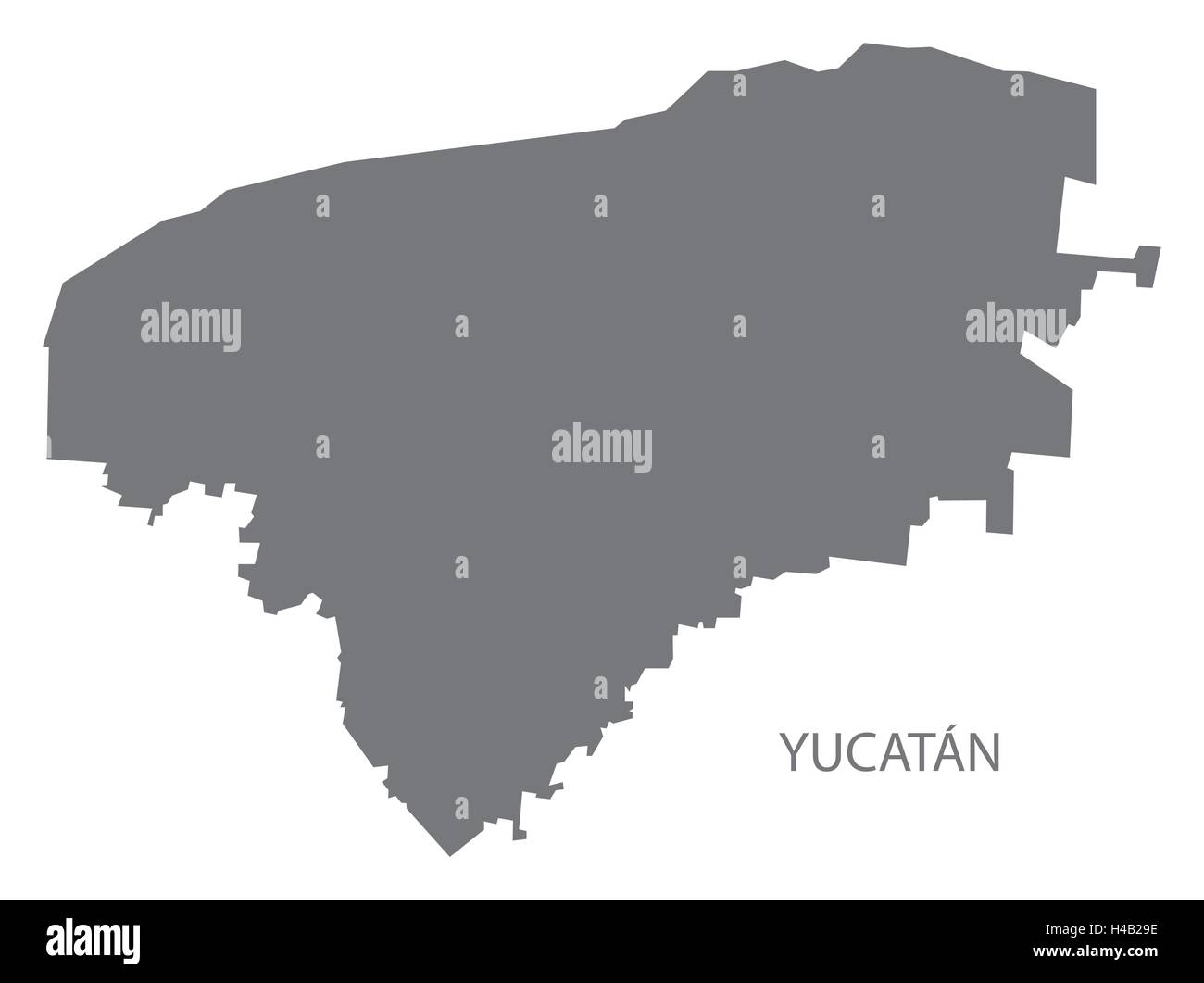 Yucatan mexico map hi-res stock photography and images - Alamy