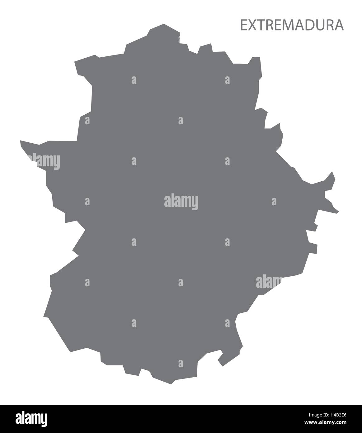 Map of extremadura hi-res stock photography and images - Alamy