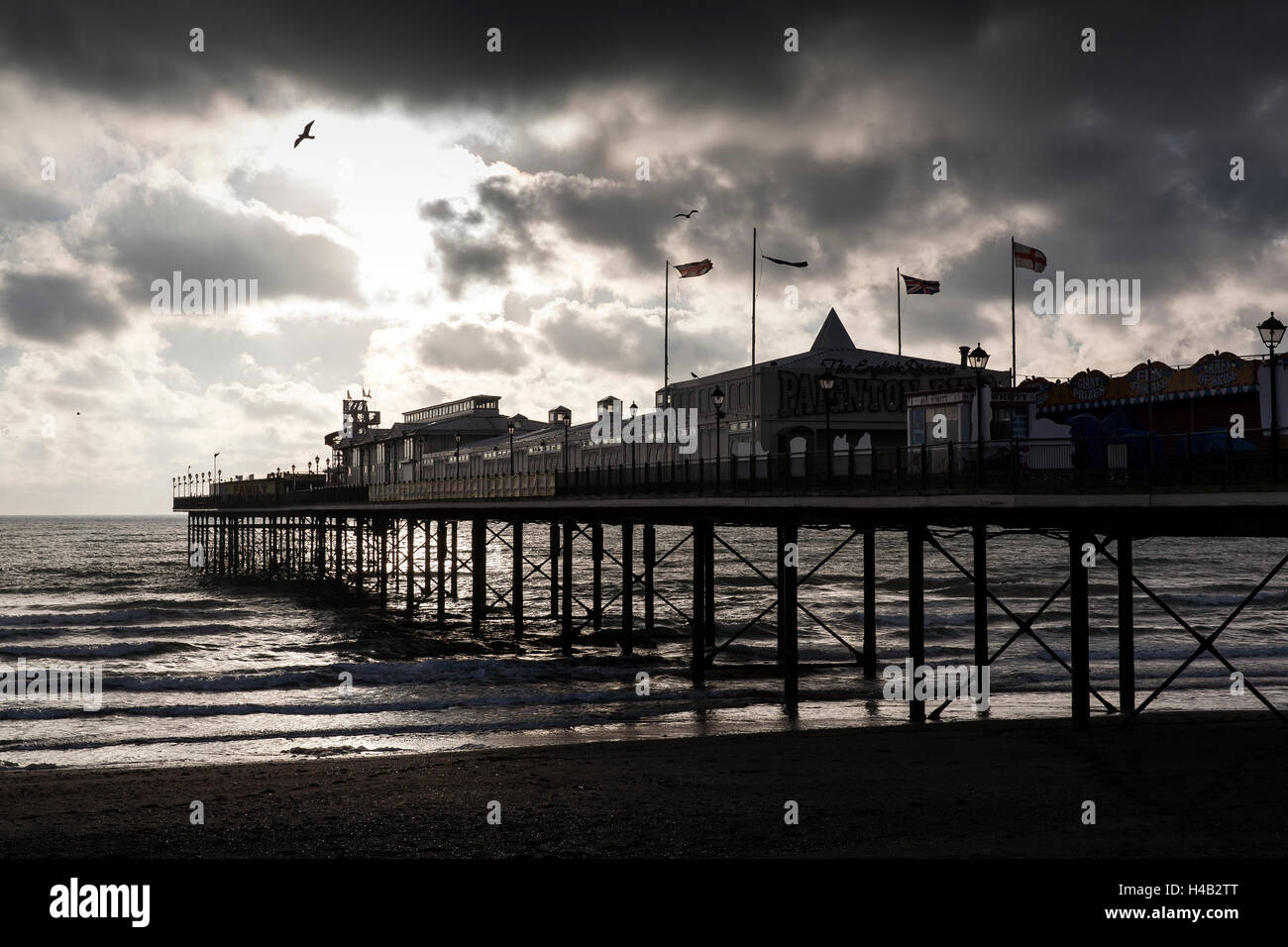 south devon coast at paignton,Torbay,Paignton Pier is a pleasure pier ...
